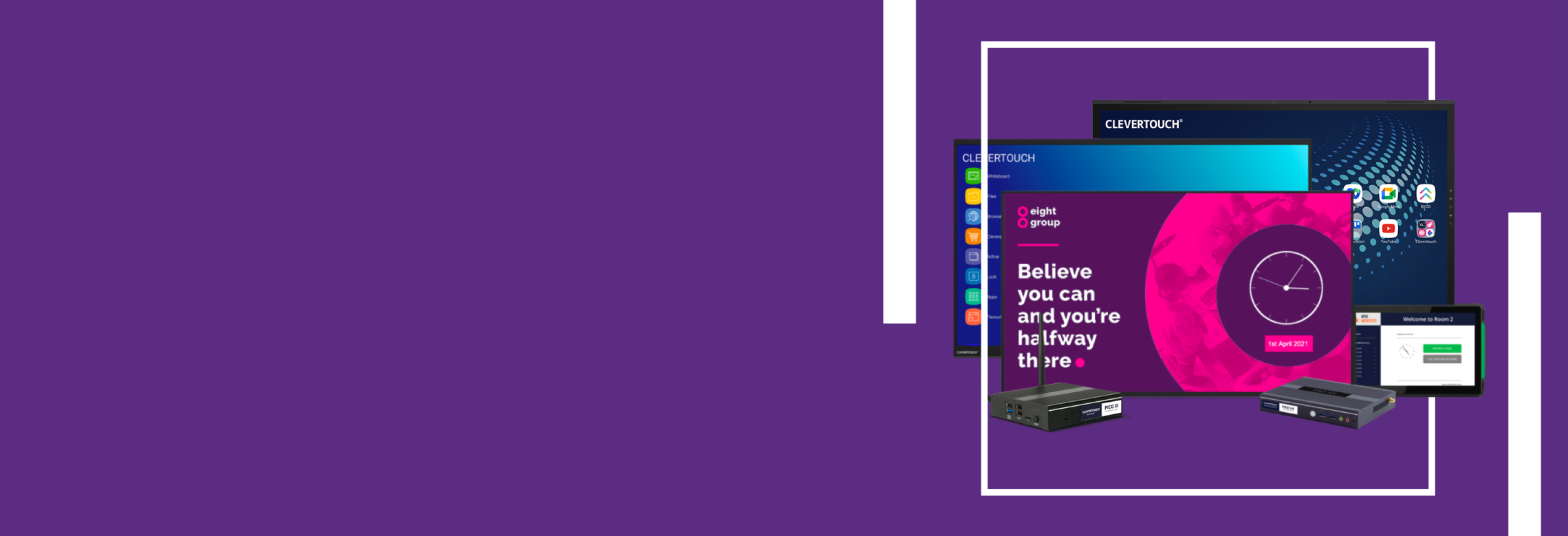 Enterprise Digital Signage & Room Booking for Corporate - Clevertouch Technologies USA