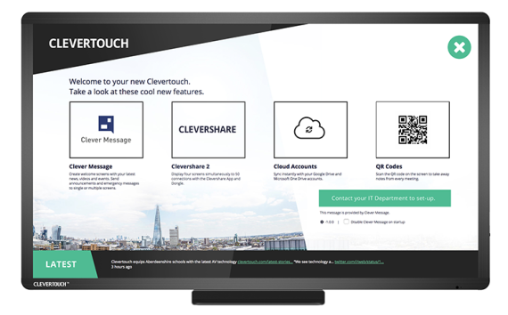 Clevertouch launches CleverMessage - Clevertouch Technologies