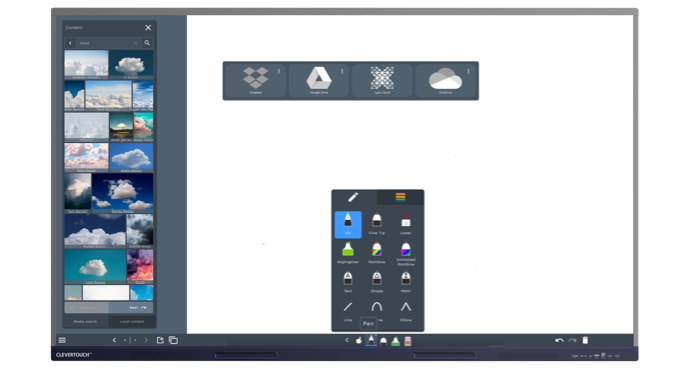 Lynx interactive whiteboards // Lynx software // Online whiteboard for ...