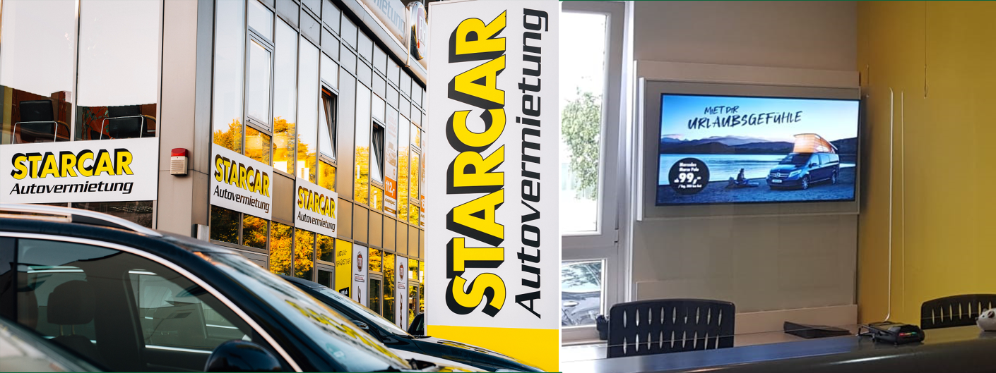 Starcar Car Rental Digital Signage | Clevertouch - Clevertouch ...